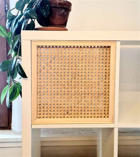 Rattan Kallax Shelf Insert Etsy Rattan Kallax Shelf Insert Etsy