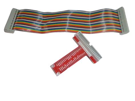 raspberry pi 4 5 t type gpio expansion board and 40p flat cable for std