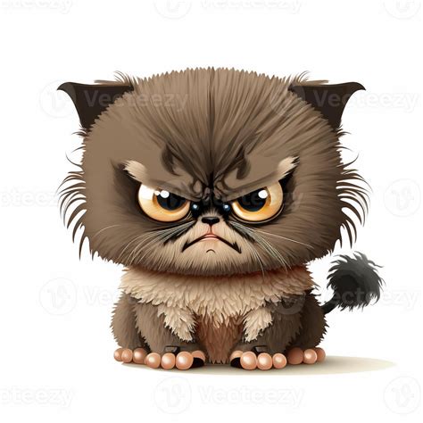 Grumpy Cat Face Cartoon