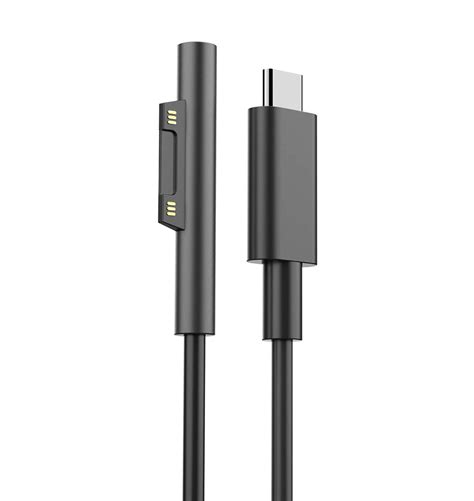 USB Type C Charging Cable For Microsoft Surface Pro Book Go