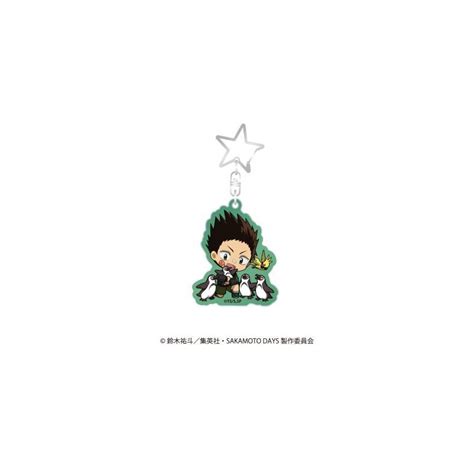 Heisukee Mashimao And Piisuke Animal Ver Sakamoto Days Acrylic Keychain