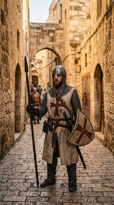 Free Medieval Knight Jerusalem Image Crusader Medieval Warrior