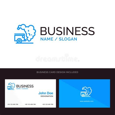 Dump Environment Garbage Pollution Blue Business Logo And Business