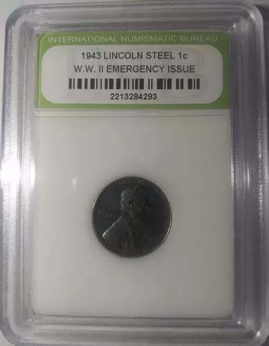 Lincoln 1943 Steel 1c Ww2 Emergency Issue 535 Meses Sin Interés