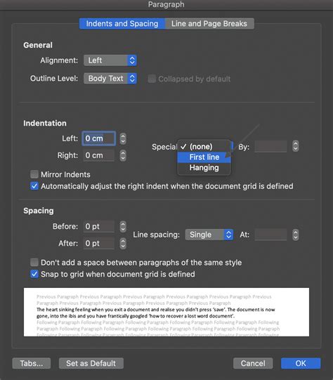 Add A First Line Indent In Word Awaylio Add A First Line Indent In Word Awaylio
