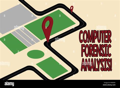 Handwriting Text Computer Forensic Analysis Concept Meaning Evidence Found In Computers And