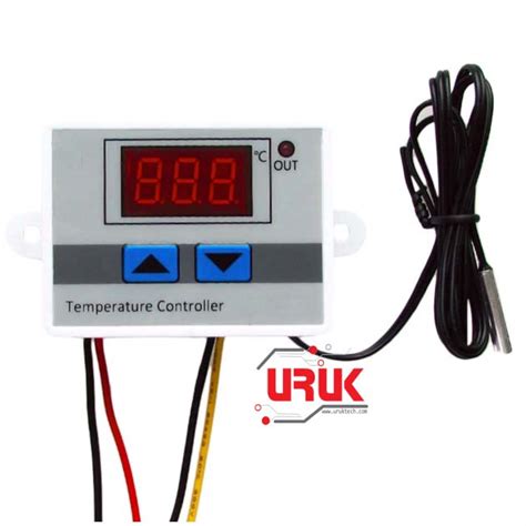 V Digital Temperature Controller Thermostat W With LED Display UrukTech