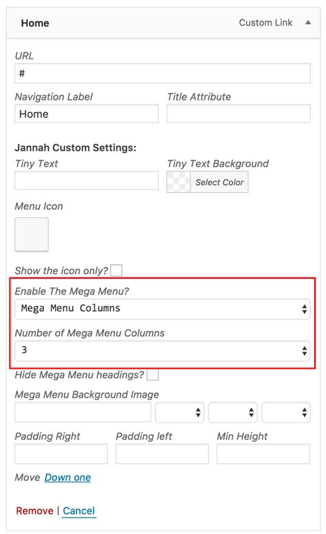 How To Create A Mega Menu Jannah Docs
