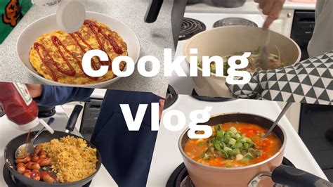 현실적인 자취 요리 브이로그 계란을 샀는데 또 사러 가야됨 삼겹살숙주볶음 고기우동 콩나물쫄면 콩나물밥 고깃집된장찌개 김치볶음밥 Youtube