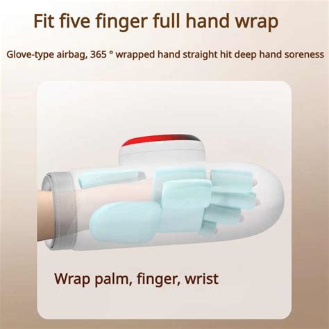Innovative Wireless Air Pressure Hand Massager With Soothing Heat