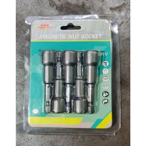 Magnetic Nut Runner Bit Socket Stainless Steel At ₹ 12piece In New Delhi