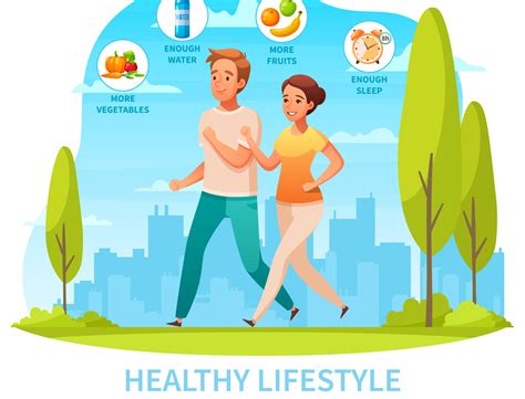 Healthy Lifestyle Composition By Macrovector On Dribbble
