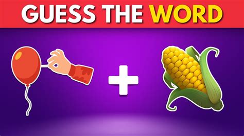 Guess The Word By Emojis 🧐 Emoji Quiz Challenge Youtube