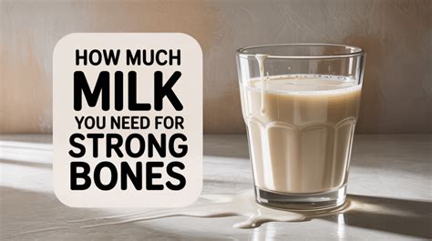 How Much Milk Do You Need For Strong Bones Is 700 Mg Of Daily Calcium