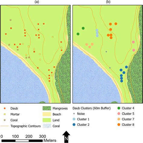 Distribution Maps Of A Daub Mortar And Coral Inclusions Download Scientific Diagram