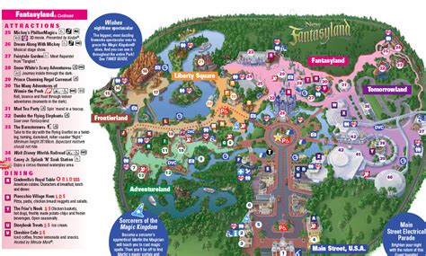 New Magic Kingdom Map Including Storybook Circus Photo 1 Of 1
