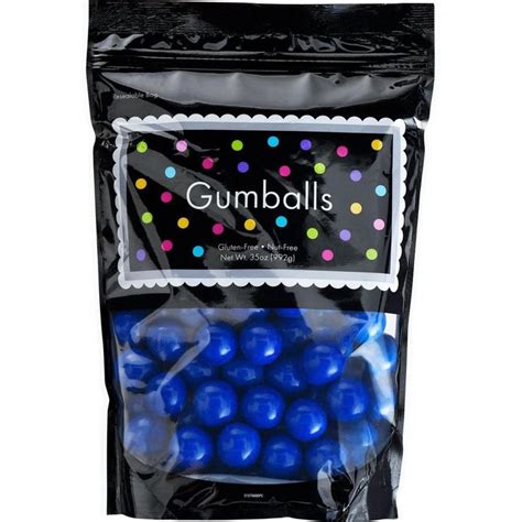 Royal Blue Gumballs 35oz Blue Raspberry Flavor Blue Candy Buffet