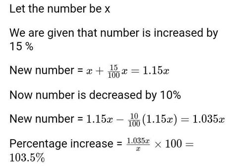 A Number Is Decreased By 15 And Then Decreased By 10 Find The Net Increase Or Decrease Per