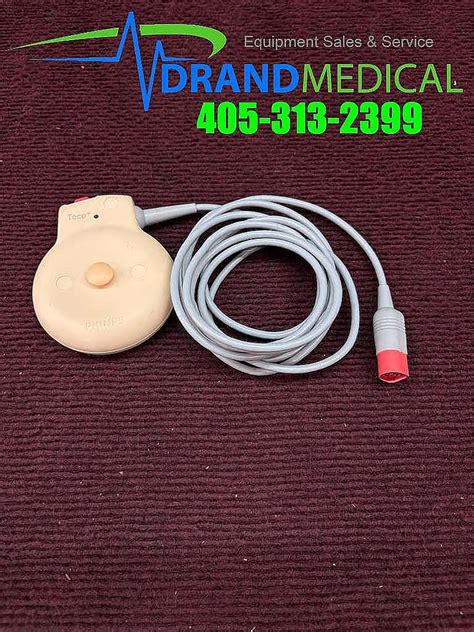 Philips Avalon M2735a Toco Fetal Mp Transducer D3 3 Medsold