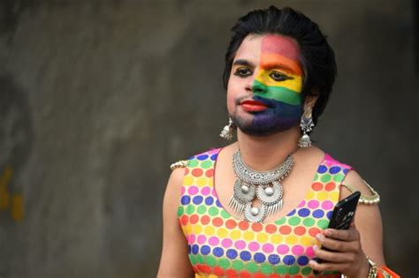 Pictures Indias First Pride March Since Gay Sex Was Decriminalised