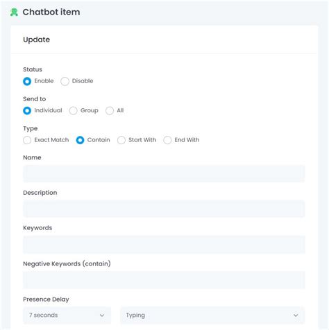 setup chatbot click4wasap