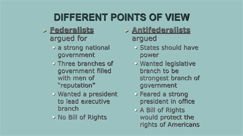 Ppt Federalists Vs Anti Federalists Debate Powerpoint Presentation