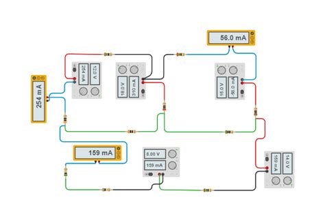 Circuit Design Exp 5 Measuring Mesh Currents Tinkercad