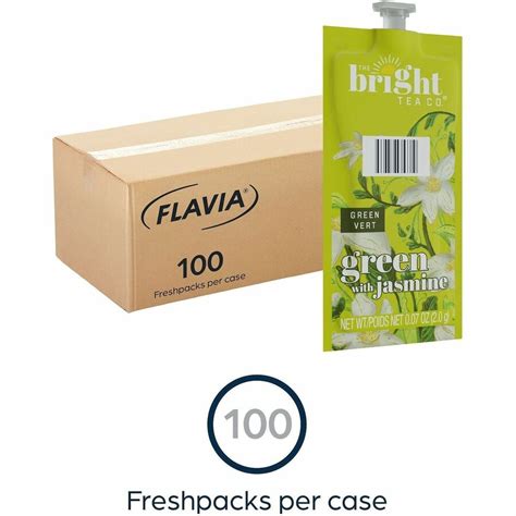 Flavia Bright Tea Co Green Tea With Jasmine Green Tea Freshpack