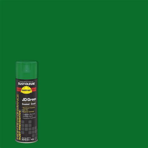 Rust Oleum Professional 15 Oz Rust Preventative Gloss Jd Green Spray
