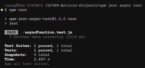 Jest Npm Geeksforgeeks