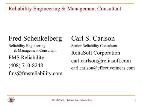 Introduction To Reliability And Maintenance Management Pptx
