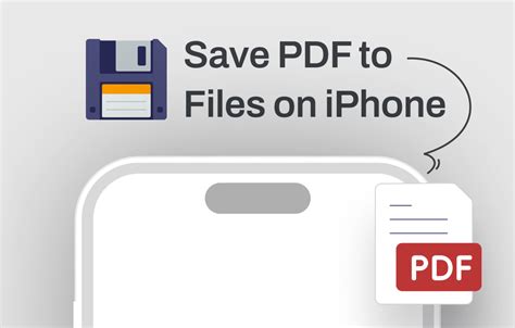 Save PDF To Files On IPhone And IPad Guide