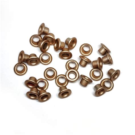 Metallic Eyelets Old Gold