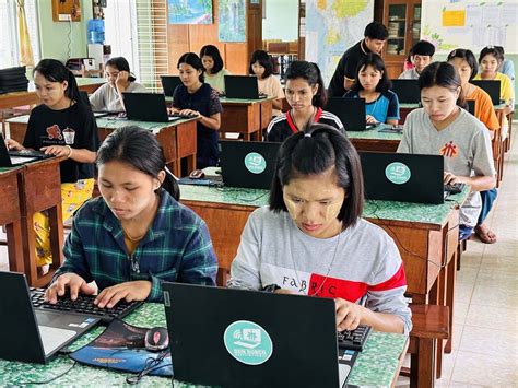 myanmar computer training courses for local youth