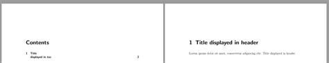 Nameref Use The Long Title Instead Of The Short Title Tex Latex