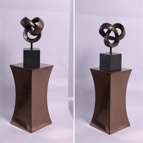 Trifoil Table Ornament Sculpture Contemporary Fibreglass Art Piece