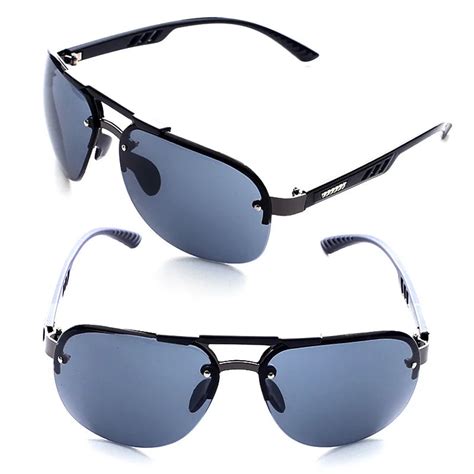 Rimless Rectangle Men Fashion Sun Glasses Beri Collection