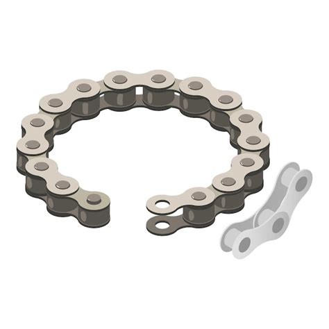Premium Vector Bicycle Chain Icon Isometric Illustration Of Bicycle
