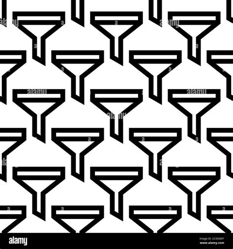 Filter Icon Seamless Pattern Add Apply Remove Sort Various Task Filter