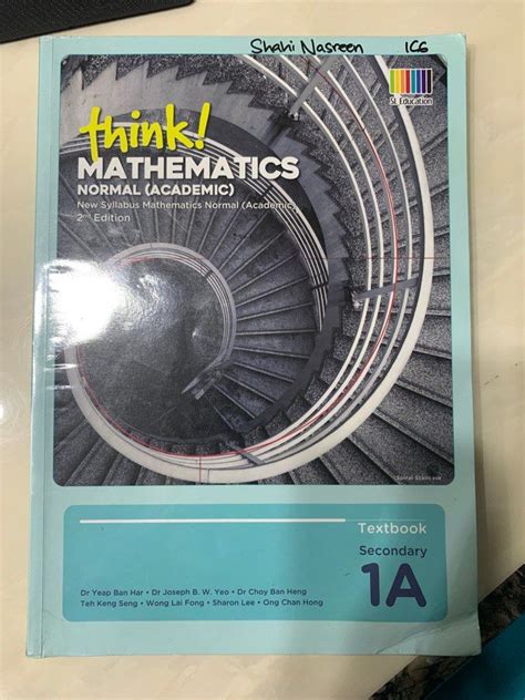 Sec 1 Math Textbook Hobbies And Toys Books And Magazines Textbooks On Carousell