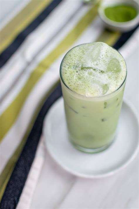 Diy Starbucks Iced Matcha Green Tea Latte Recipe Sweet Steep