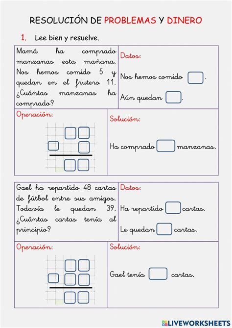 Resolución De Problemas Online Exercise For 2º De Primaria Live