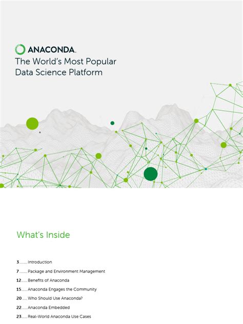Anaconda The Worlds Most Popular Data Science Platform Pdf