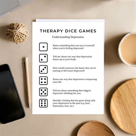 Therapy Dice Games Mspsychotherapist