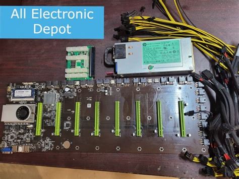 Btc D37 Mining Motherboard 8 Gpus Cpu Ddr3 Vga Hp 1200w Psu Cables Ebay Btc D37 Mining Motherboard 8 Gpus Cpu Ddr3 Vga Hp 1200w Psu Cables Ebay