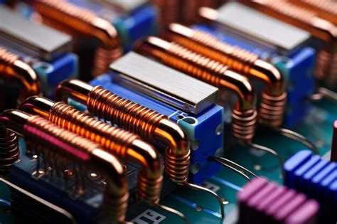 A Detailed Closeup Of A Resistor Element Showcasing Its Colorcoded Bands And Metallic Leads