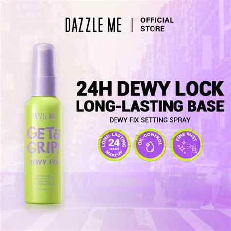 [best Seller ] Dazzle Me Get A Grip Makeup Setting Spray Dewy Fix 60ml