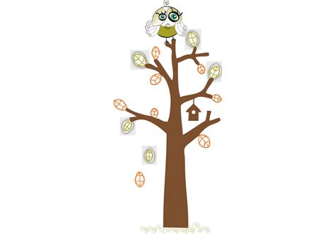 Free Bird On The Tree Vector