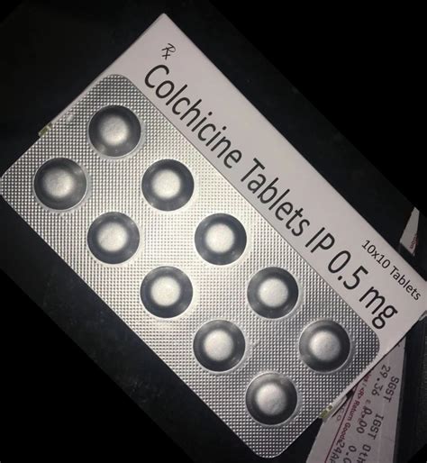 Colchicine 05mg Tablets At ₹ 75stripe Colchicine Tablet In Surat