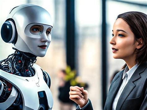 Premium Ai Image An Ai Agent Interacting With Humans In A Natural Language Conversation